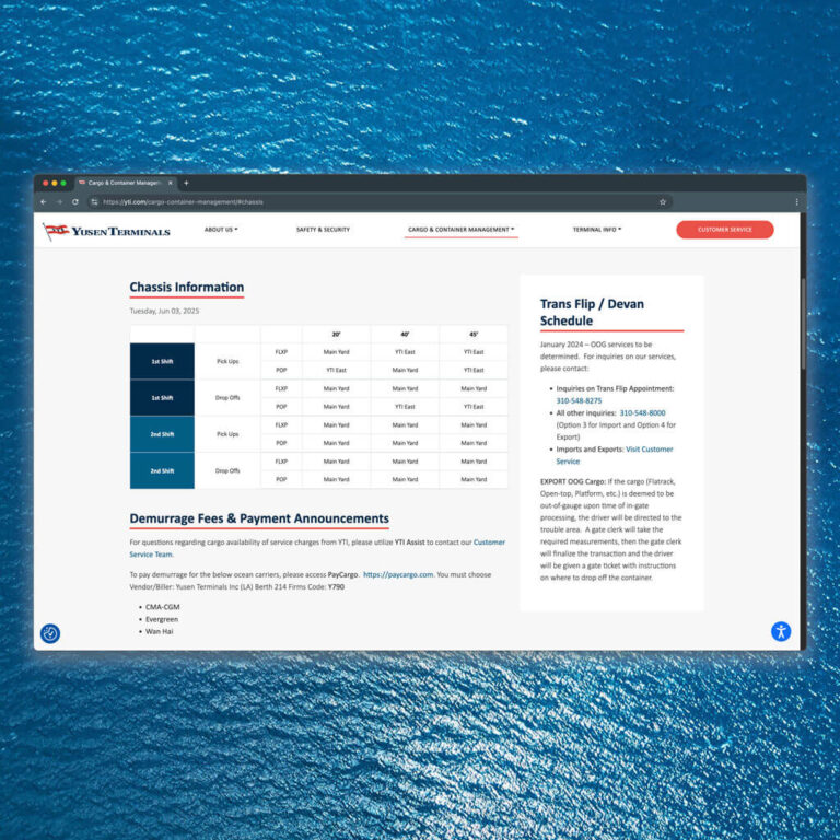 News / Updates - Yusen Terminals